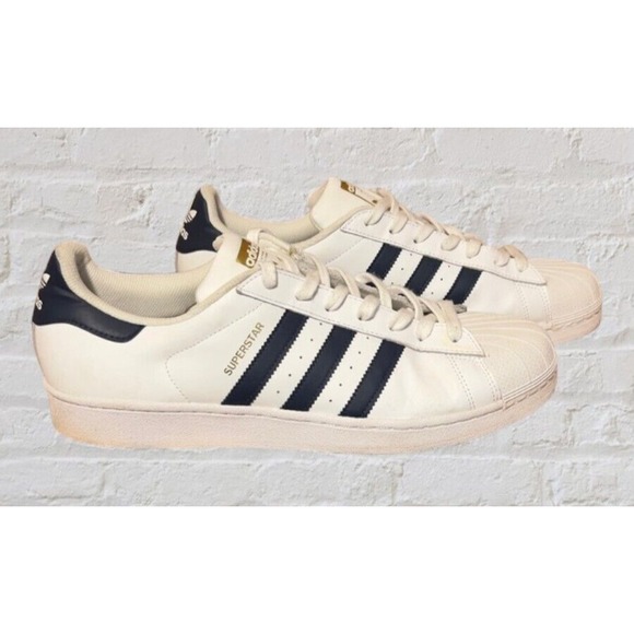 adidas | Shoes | Adidas Sneaker Men 2 White Black Tennis Superstar ...